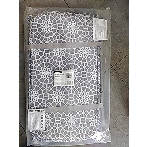 YOHOM Portable Laundry Caddy, Collapsible Basket Tote, Space-Saving Foldable Laundry Hamper, Pop-Up Storage Basket with Long Carry Handles for Dorm Dirty Clothes (Gray Flower, Large)