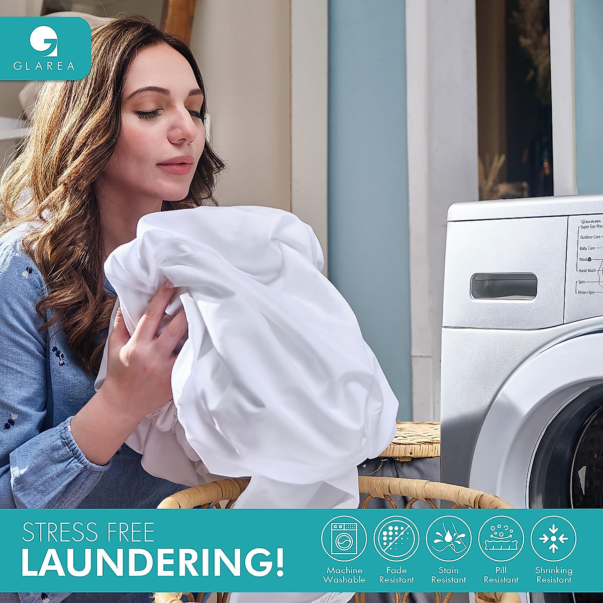 Pillow Cases Standard Size - Bulk 24 Pack White Pillow Cases Queen Size with Envelope Closure - Soft Microfiber Material for Comfortable Sleep, Sublimation and Air BnB Essentials