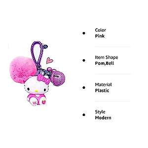 Hello Kitty Key Chain for Girls Women | Hello Kitty Figures Sanrio Birthday Gift Bag Accessories (pink)