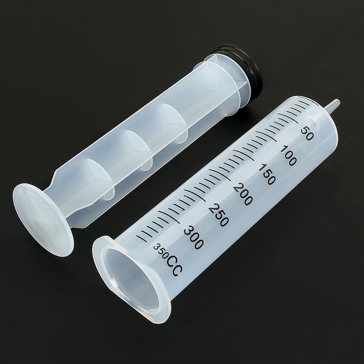 3pcs 350ml Syringes with Needle 14G 1.5”, Extra Large Plastic Syringes for Glue Dispensing, Scientific Labs, Watering, Refilling, Multiple Uses