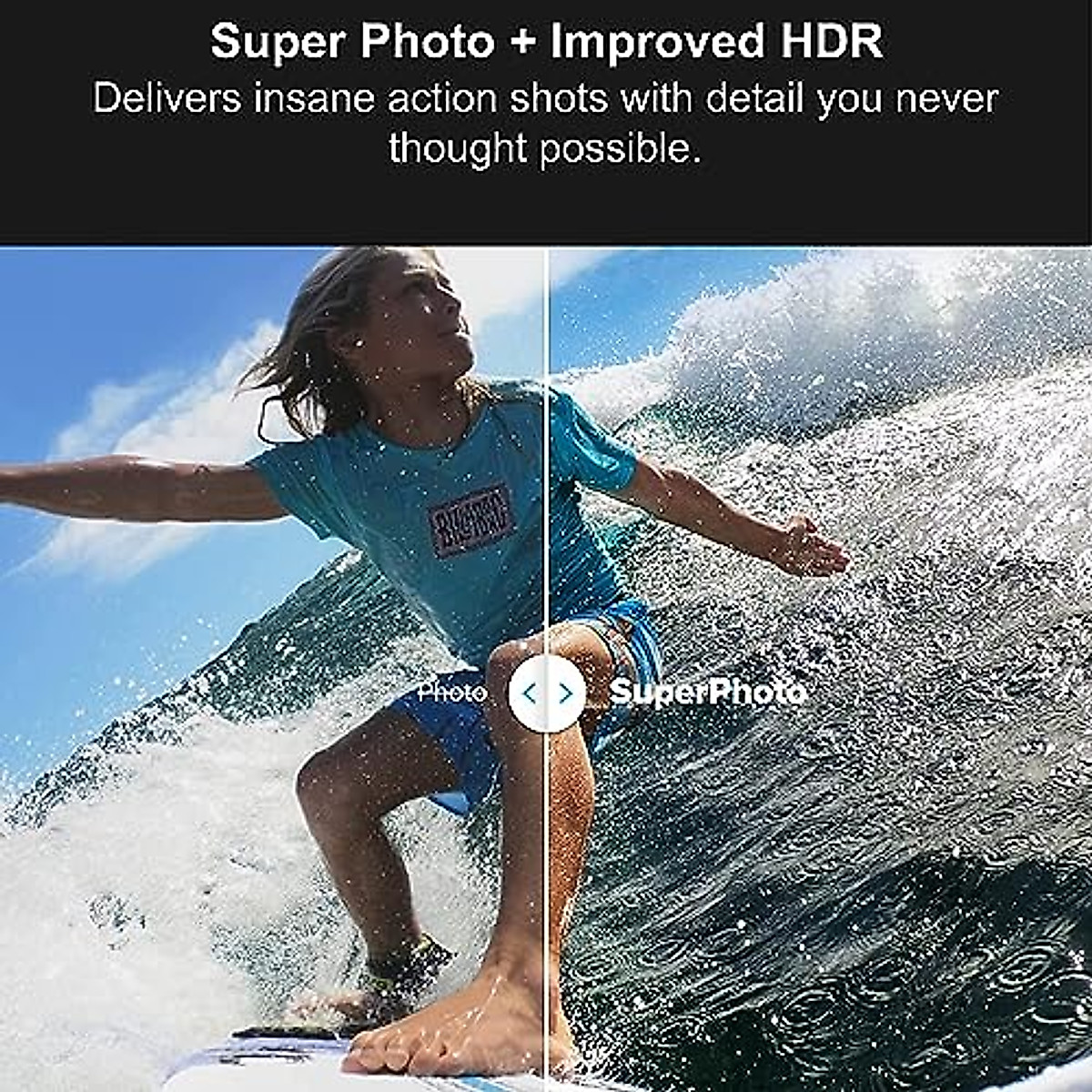 GoPro HERO8 Black - E-Commerce Packaging - Waterproof Digital Action Camera with Touch Screen 4K HD Video 12MP Photos Live Streaming Stabilization