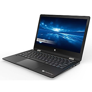 Gateway Newest Touchscreen 11.6 HD 2-in-1 Convertible Laptop in Black Intel N4020 4GB RAM 64GB SSD Mini-HDMI Webcam Windows 10 S