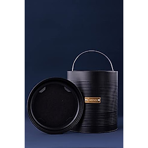 Typhoon Compost Caddy, Black/Gold, 2.5 Litre