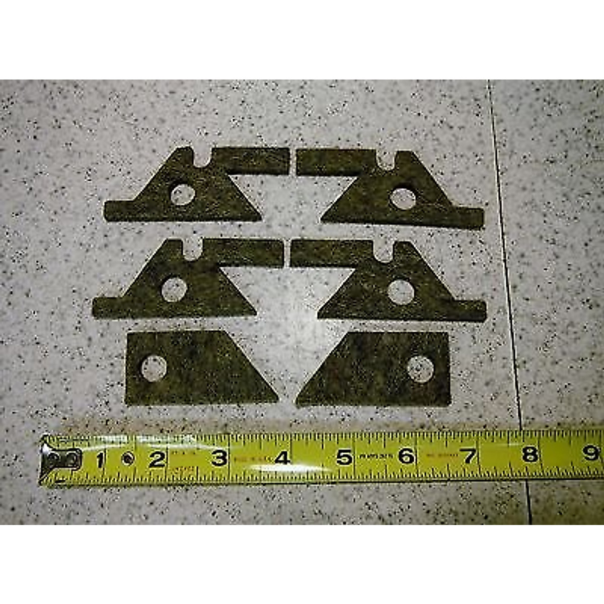 Bridgeport Mill Part, J Head Milling Machine SADDLE & KNEE FELT WIPER KIT 6 pieces M1601