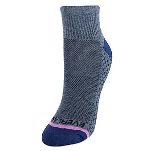 Everlast Women's Performance Quarter Socks (3 Pairs), Navy