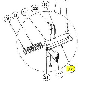 SnowDogg Part # 16111119 - Gen 2 Pedal Linkage