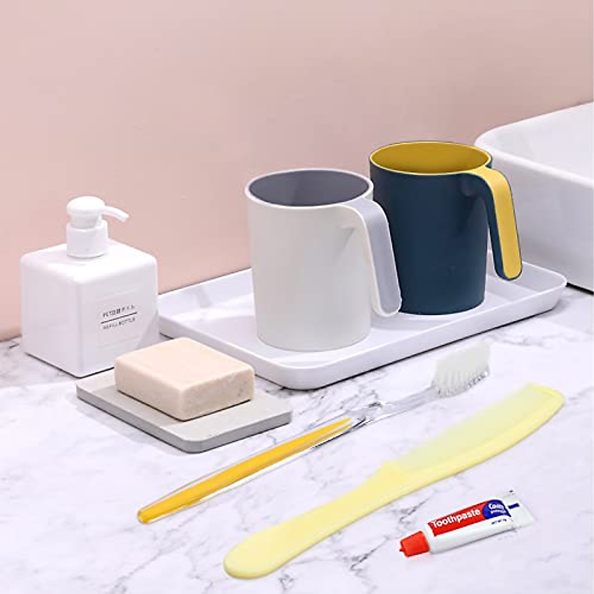 fafortune 20pcs Disposable Toothbrushes with Toothpaste and Comb for Homeless Individually Wrapped-Suitable for Hotel,Air Bnb,Shelter/Homeless/Nursing Home/Charity（20 pcs）