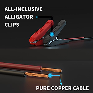 [4-Pack] CARSHAM Trickle Battery Charger 6V 12V Smart Float Charger Automatic Maintainer for Car Motorcycle Lawn Mower Tractor Automotive ATV Lead Acid and Lithium Batteries