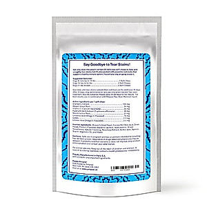 Petpost | Tear Stain Remover Soft Chews - Delicious Eye Stain Supplement for Dogs - Natural Treatment for Tear Stains on Dogs (90 Chews)