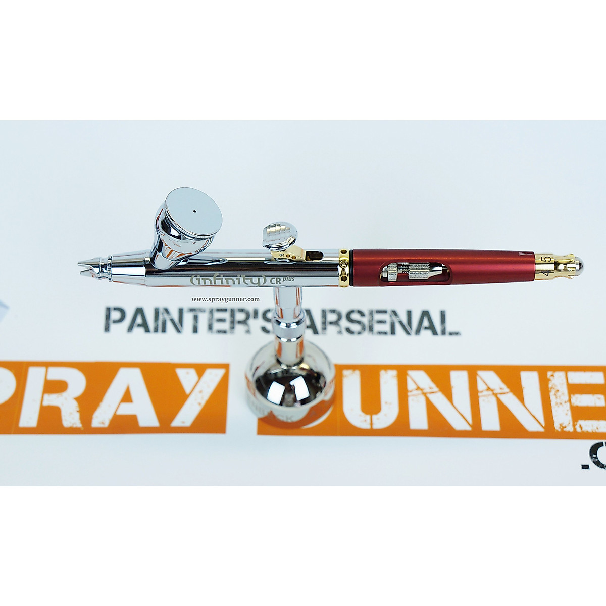 Harder & Steenbeck Infinity CR Plus 2in1 Airbrush 0.15 + 0.2mm Nozzle Sets. Special by SprayGunner