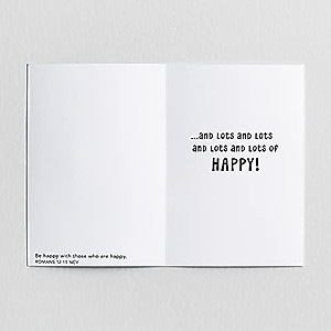 DaySpring - Peanuts - Happy Birthday - 4 Design Assortment with Scripture - 12 Boxed Cards & Envelopes (J0381)