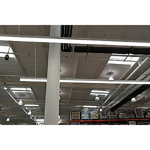 FAITHSAIL 8FT LED Shop Lights, 110W Linkable LED Strip Light, 13800LM, 1-10V Dimmable, 5000K, Commercial Grade Big Size 8 Foot Linear Ceiling Lighting Fixtures for Warehouse, Garage, Workshop, 2 Pack