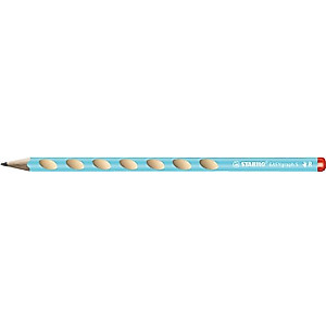 STABILO Handwriting Pencil EASYgraph S School Set - Right-Handed - Pencil x 2 + EASYsharpener + EASYeraser - blue