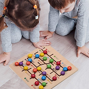 Boxiki Kids Montessori Toys. Learn to Count with Our Baby Toys That are Made of Wood! an Amazing Way to Learn Numbers and Colors.