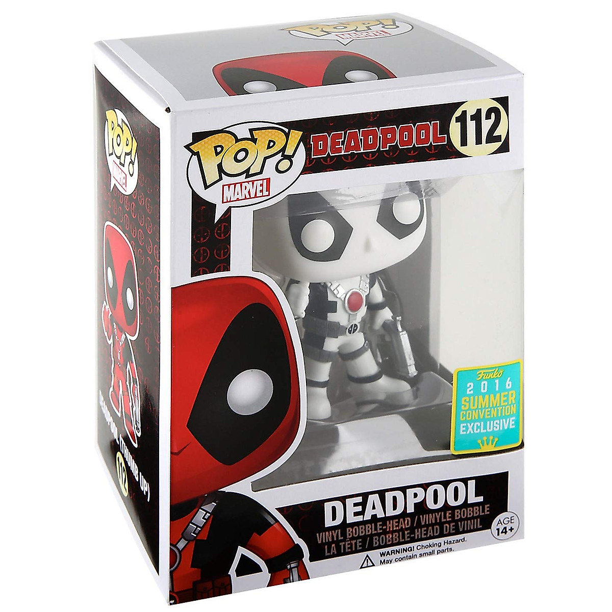 Funko POP! Black and White Deadpool #112 Summer Convention Exclusive