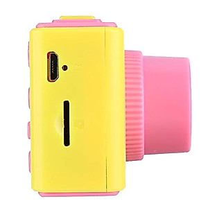 Kids Camera,2 Inch 1080P HD Digital Camera,Cartoon Toy Camera,Built-in 4 Casual Games,Made of eco-Friendly Non-Toxic Material,Simple Operation,Ideal Gift Choice for Kids(Pink)