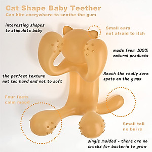 Baby Teething Toys (Brown White)