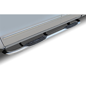 Raptor Series Nerf Bars Side Steps 3in Round Stainless Steel for 98-03 Dodge Durango 4 Door