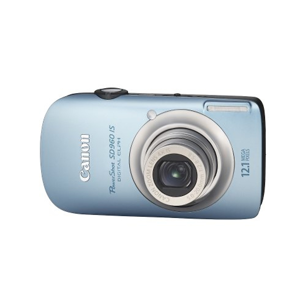 Canon PowerShot SD960IS 12.1 MP Digital Camera with 4x Wide Angle Optical Image Stabilized Zoom and 2.8-inch LCD (Light Blue)