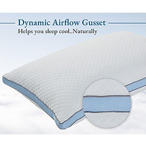 California Design Den Adjustable King Size Bed Pillow - Soft Down Alternative Fill, Adjustable Loft Memory Foam - Cooling Hotel Pillows for Back, Stomach or Side Sleepers - Medium Soft, CertiPUR-US