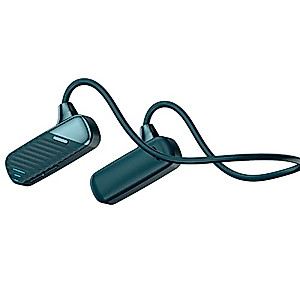 Bone Conduction Bluetooth Sports Headphones Open Ear Sweat Resistants Wireless Good for Workout and Running Built in Microphone Shooting Ear Buds (Green, One Size)