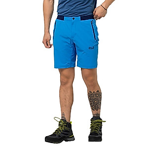 Jack Wolfskin Mens Trail Shorts M, Brilliant Blue, XL Reg