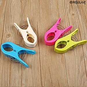 Clothes-pegs, Beach Towel Clips, Towel Clips for Beach Chairs Cruise, Towel Holder Clips for Clothes Pool Boat, Plastic Towel Clamp Clip Holder-Keep Your Towel,Clothes,Blanket from Blowing Away