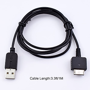 Lusgawer PS Vita Charger Cable USB Data & Charger Cord, 3.3 ft Replacement PSV 1000 Cable