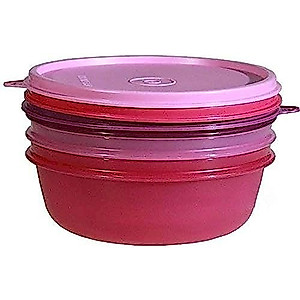Tupperware Leftover Bowl Set Storage Food Containers (600ML x 3pcs)