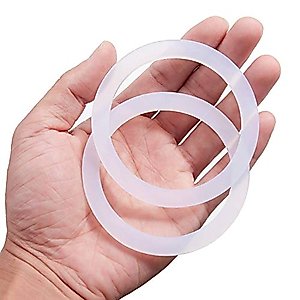 Litorange 20 PCS Reusable Food Grade Silicone Seals for Leak Proof Mason Jar Lids (Wide Mouth),Plastic Storage Lids Gaskets fit Ball, Kerr - Pack of 20