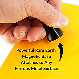 QuadHands LED 3x Magnifier w/ Light | Helping Hands Soldering Third Hand | Flexible Gooseneck Arm | Attach Magnetic Arm To Metal Stand or Surfaces | Scratch-Resistant Lens | Batteries Incl. | USA Made