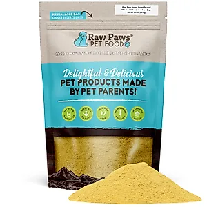 Raw Paws Green Lipped Mussel Hip and Joint Supplement for Dogs & Cats, 10-oz Powder - Green Lipped Mussels for Dogs - Natural Chondroitin Glucosamine for Dogs & Cats - Dog Joint Pain Relief for Dogs