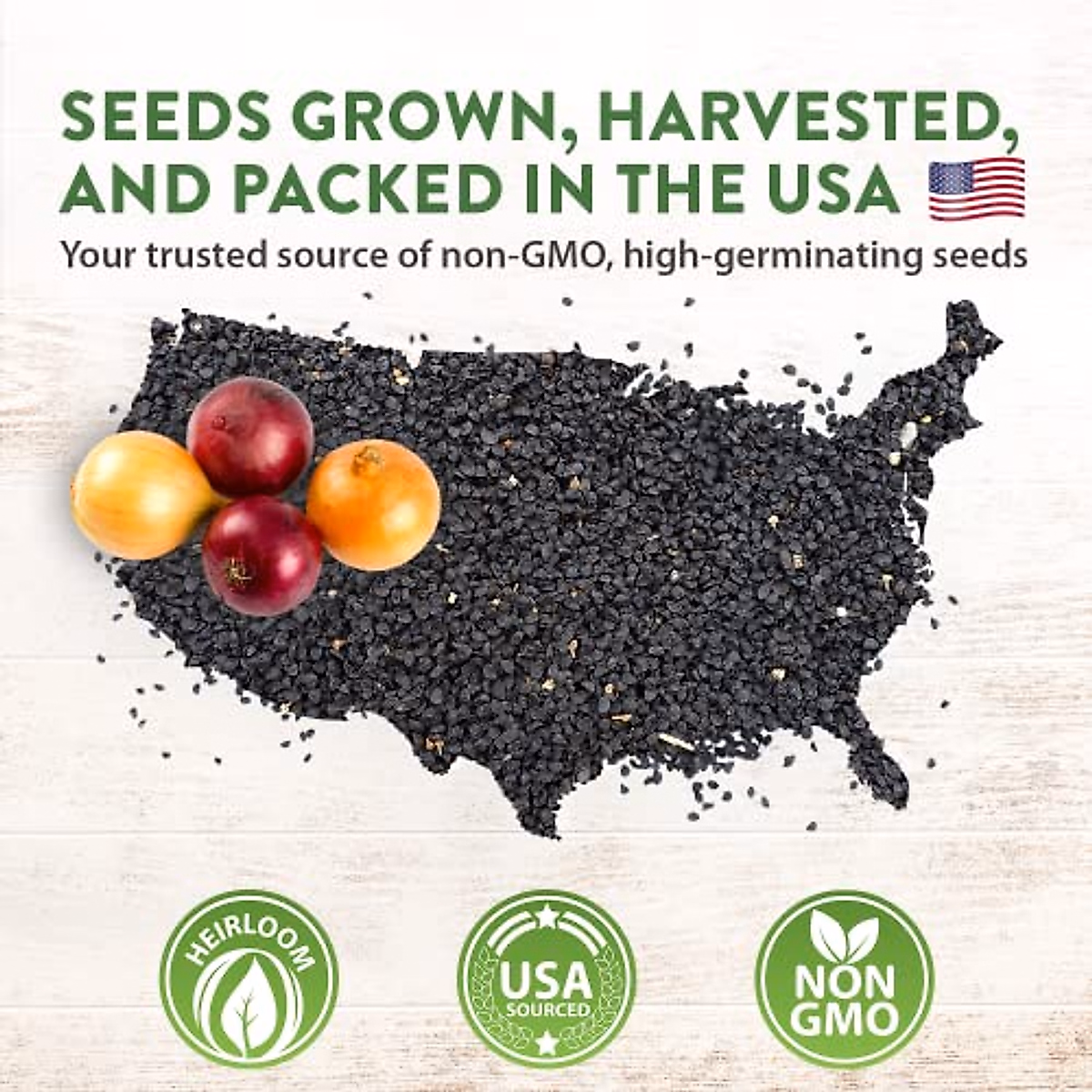 8 Onion Seeds for Planting - 1600 Heirloom Onion Seeds - Green Onion, Sweet Onions, Vidalia, Spanish, Yellow and Red Onion Vegetable Seeds for Planting and More