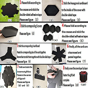 ECTY Creative Explosion Box -Scrapbook DIY Photo Album Box for Birthday Anniversary Valentine Day Wedding(Upgrade Version).