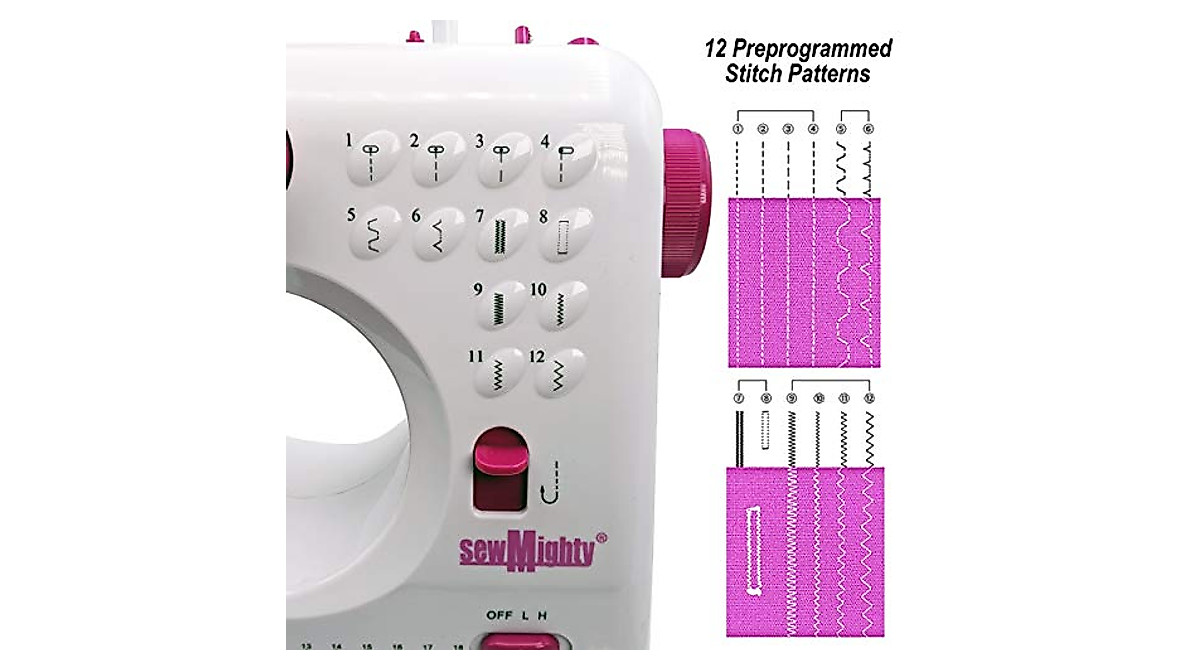 Sew Mighty Mini Sewing Machine - Portable & Versatile