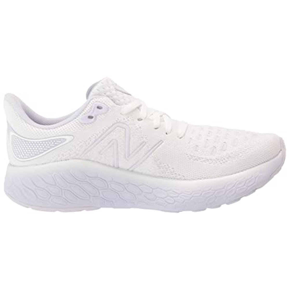 New Balance Women's Fresh Foam X 1080 V12 Running Shoe, White/Libra/Violet Haze, 8 Wide