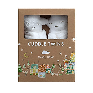 Angel Dear White Star Twin Set Blankies Box.