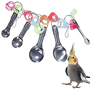 Parrot Toys, Durable Bird Parrots Scoops, Suitable for African Gray Parrots, Amazon Parrots, Small and Medium-Sized Macaws Chewing, Bird Cage Accessories Toys