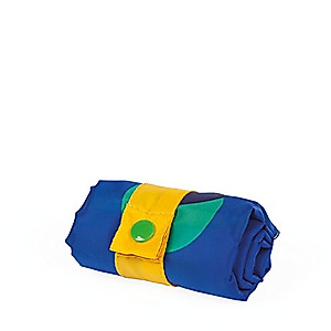 LOQI Geometric 2 Circles Reusable Shopping Bag, Multicolor