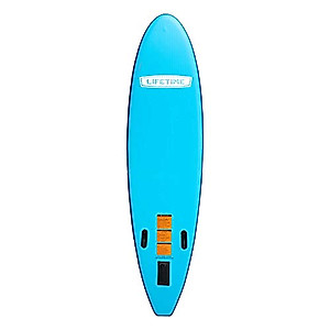 Lifetime Vista Inflatable Stand Up Paddle Board, 11' Long x 32" Wide x 6" Thick, Durable and Lightweight SUP, Stable Wide Stance Deck, Includes Backpack, Paddle, Pump, Removable Fin and Repair Kit