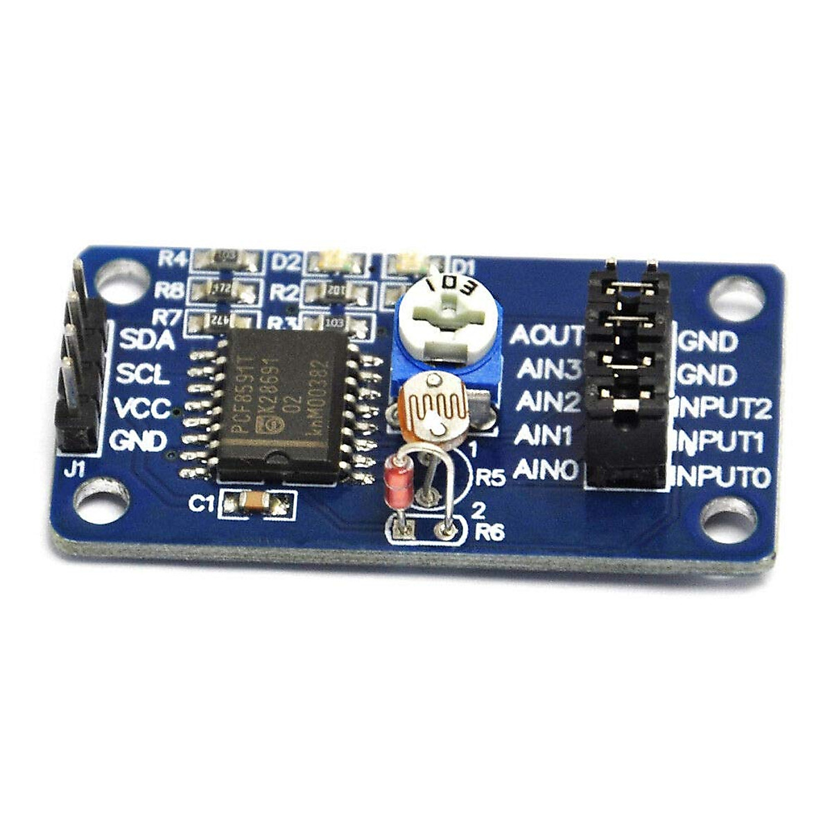 Gump's grocery AD/DA PCF8591 Converter Module for Arduino Raspberry Pi