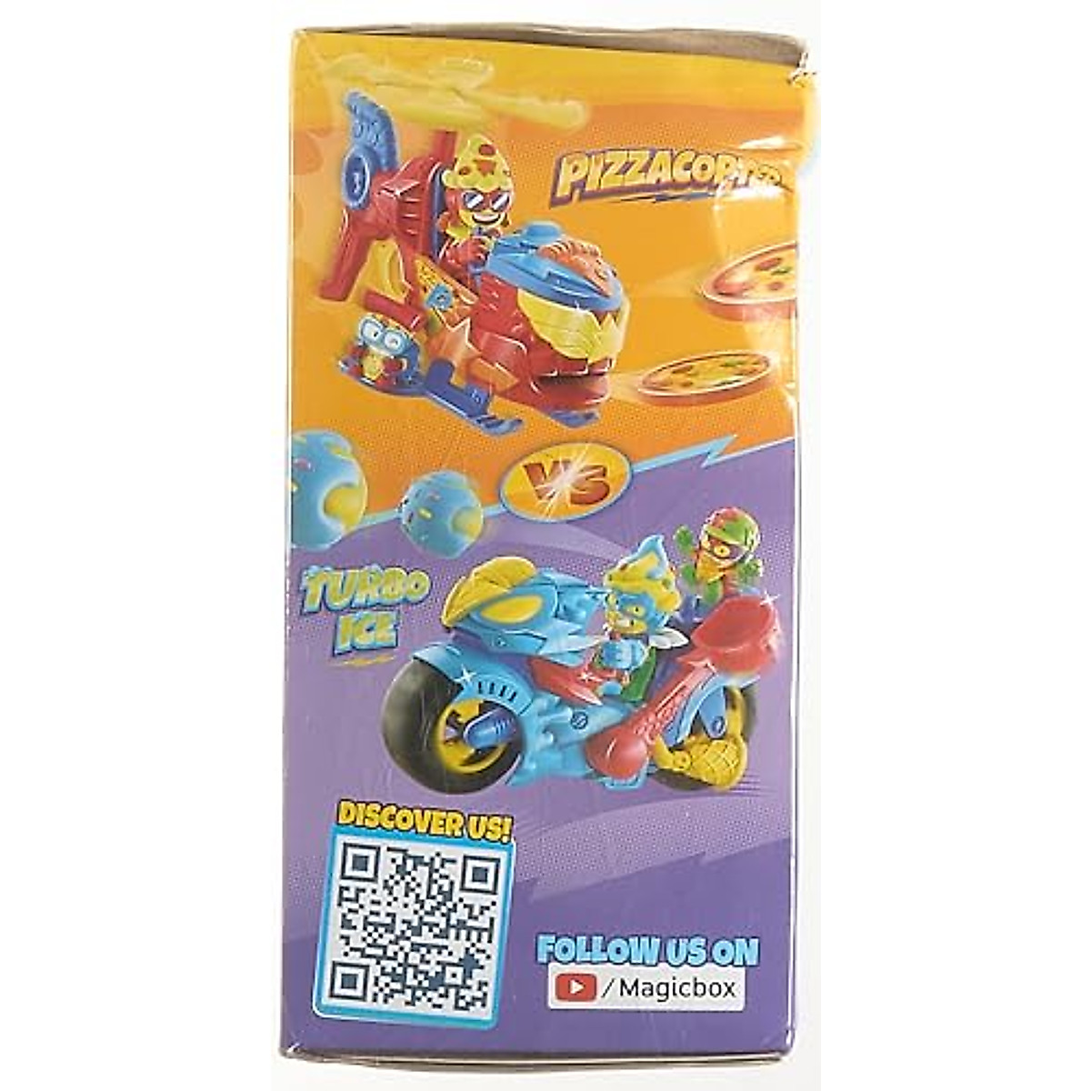 SUPERTHINGS Turbo Ice Scooter with Catapult Ice Cream Ball Launcher, Includes 1 Kazoom Kid and 1 SuperThing