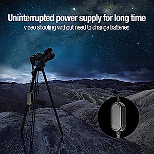 ACK-E10 Dummy Battery ENEGON AC Power Adapter DR-E10 DC Coupler Charger Kit (Replacement for LP-E10) Power Supply for Canon EOS Rebel T3, T5, T6, T100 Kiss X50, Kiss X701