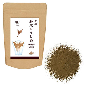 ORGANIC Hojicha Powder [100g/3.5oz] Premium culinary grade from Shizuoka Japan | Japanese Tea KIMIKURA