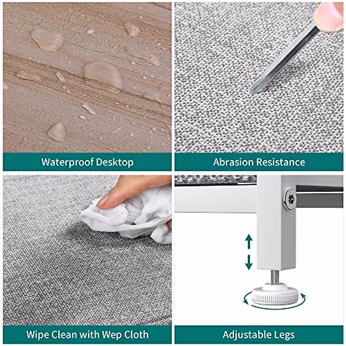 YITAHOME Dresser with 5 Drawers - Fabric Storage Tower, Organizer Unit for Bedroom, Living Room, Hallway, Closets & Nursery - Sturdy Steel Frame, Wooden Top & Easy Pull Fabric Bins