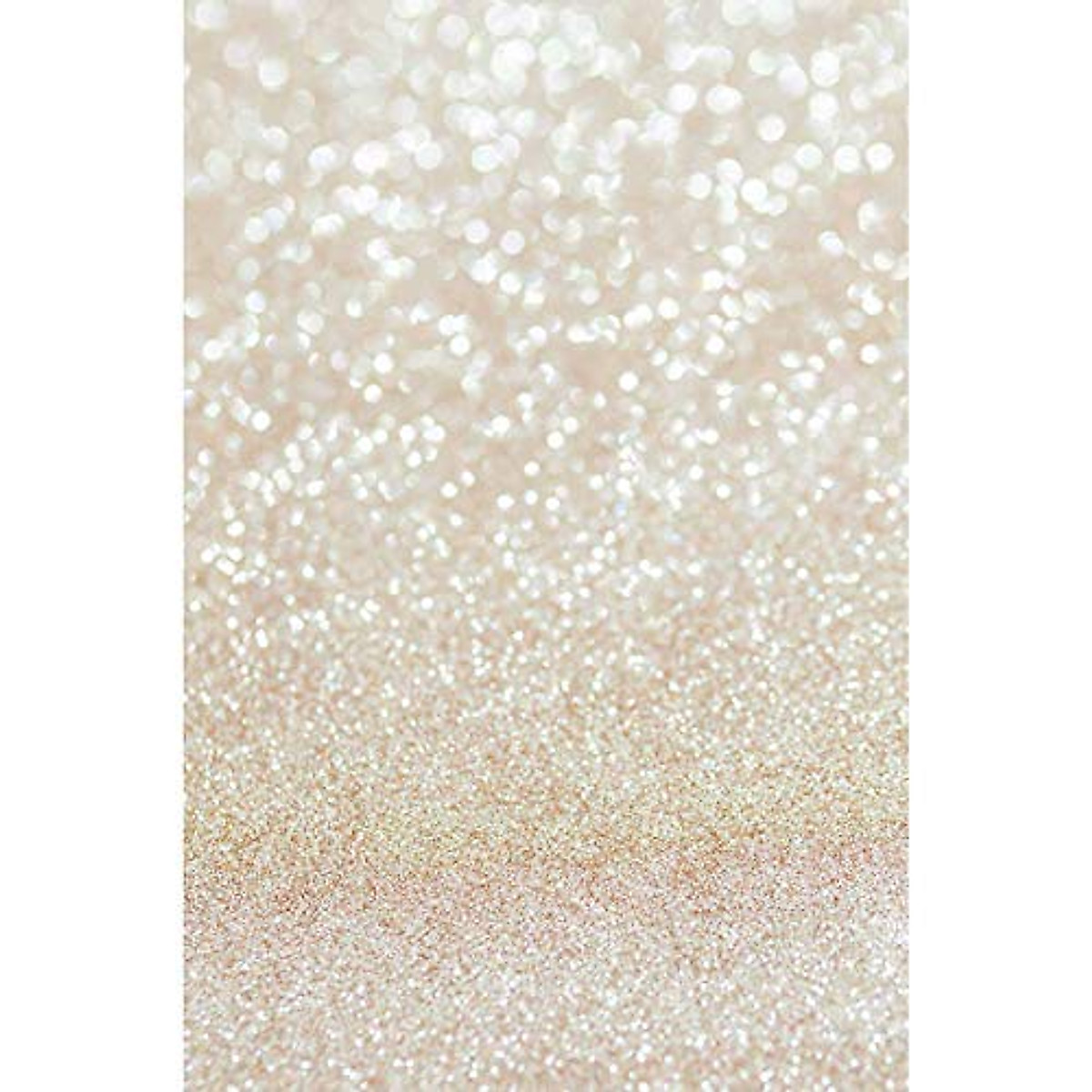 Funnytree 6X8ft Bokeh Golden Spots Backdrops for Photography Halo (Not Glitter) Sand Scale Background Professional Wedding Bridal Shower Newborn Baby Portrait Photo Studio Props
