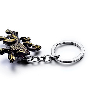REINDEAR Game of Thrones House Sigil Crest Metal Keychain