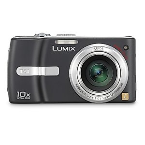 Panasonic Lumix DMC-TZ1K 5MP Compact Digital Camera with 10x Optical Image Stabilized Zoom (Black)