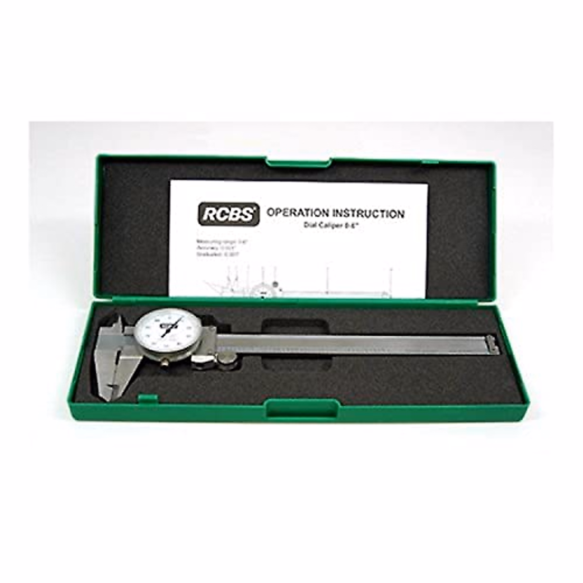 RCBS 87305 Stainless Steel Dial Caliper, 6 to 7.9", Multi