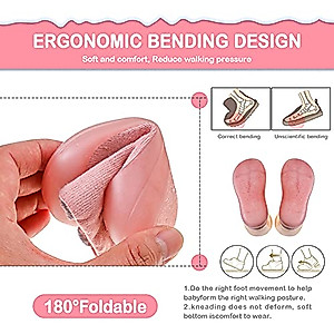 SeeyAN Baby Shoes First Walking Shoes Toddler Boys Girls Non Slip Rubber Sole Cartoon Slippers For Infant Indoor Baby Sock Shoes (Pink Fox, 6-12 Months)